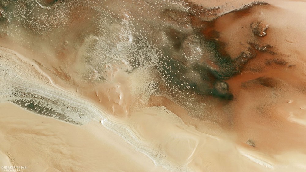 Ungewöhnliche Landschaftsformen am Mars-Südpol