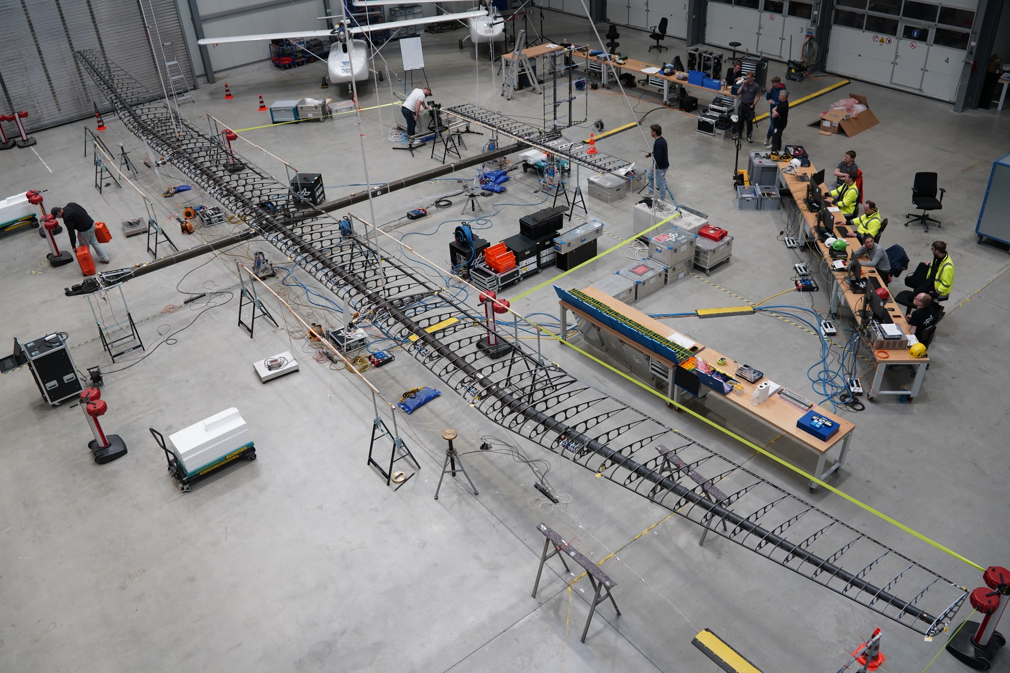 HAP-alpha während des Standschwingungsversuchs