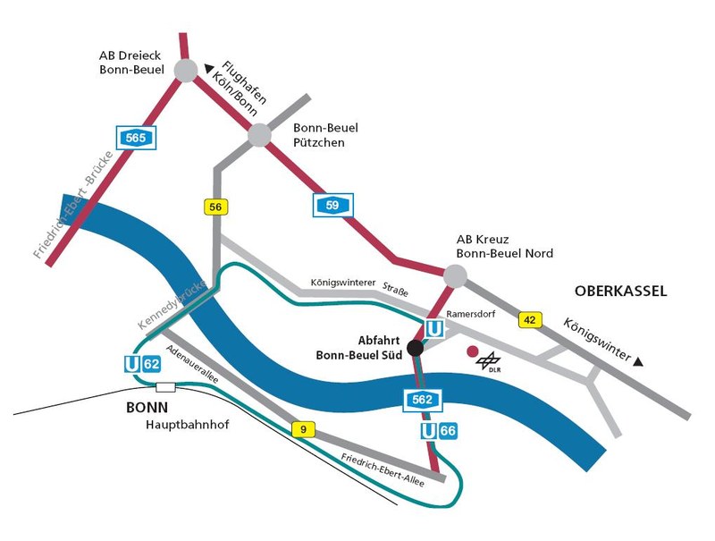 DLR Bonn - Anreise