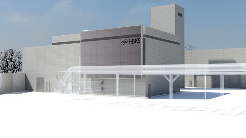 DLR - Illustration des Hochdruckbrennkammerprüfstands HBK5