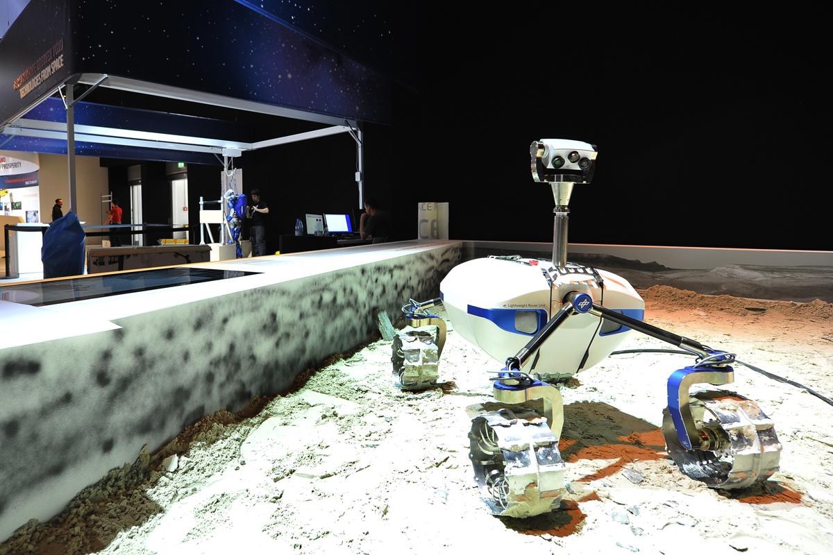 Der Prototyp des DLR-Mondrovers