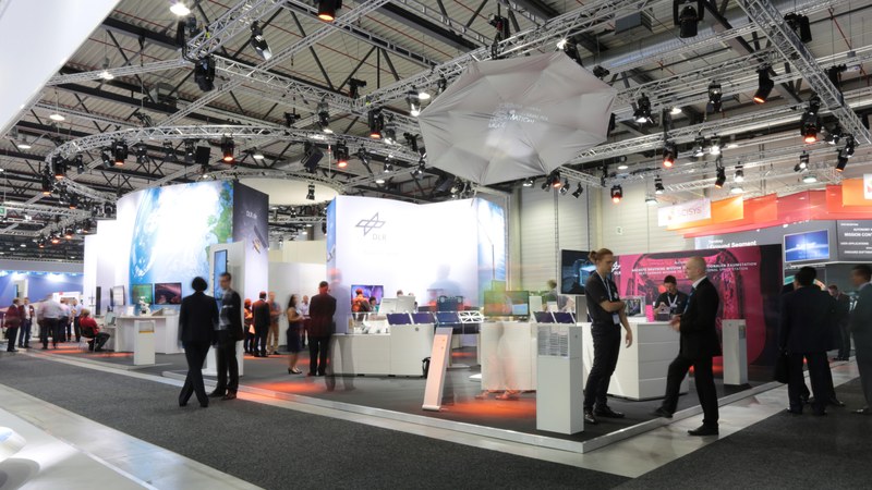 Der DLR-Stand auf der ILA Berlin Air Show 2016