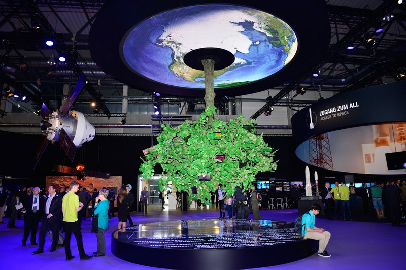 Space Pavillion von DLR, ESA und BDLI