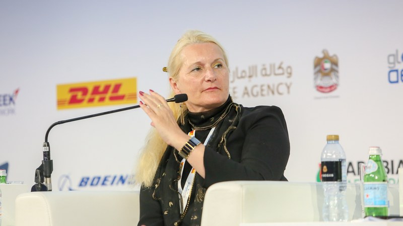 Prof. Pascale Ehrenfreund auf der Global Aerospace Summit