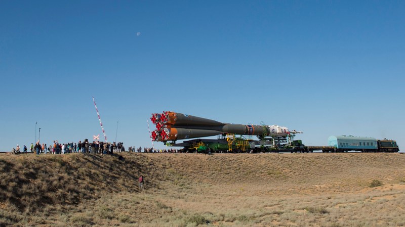 Rollout am Kosmodrom von Baikonur