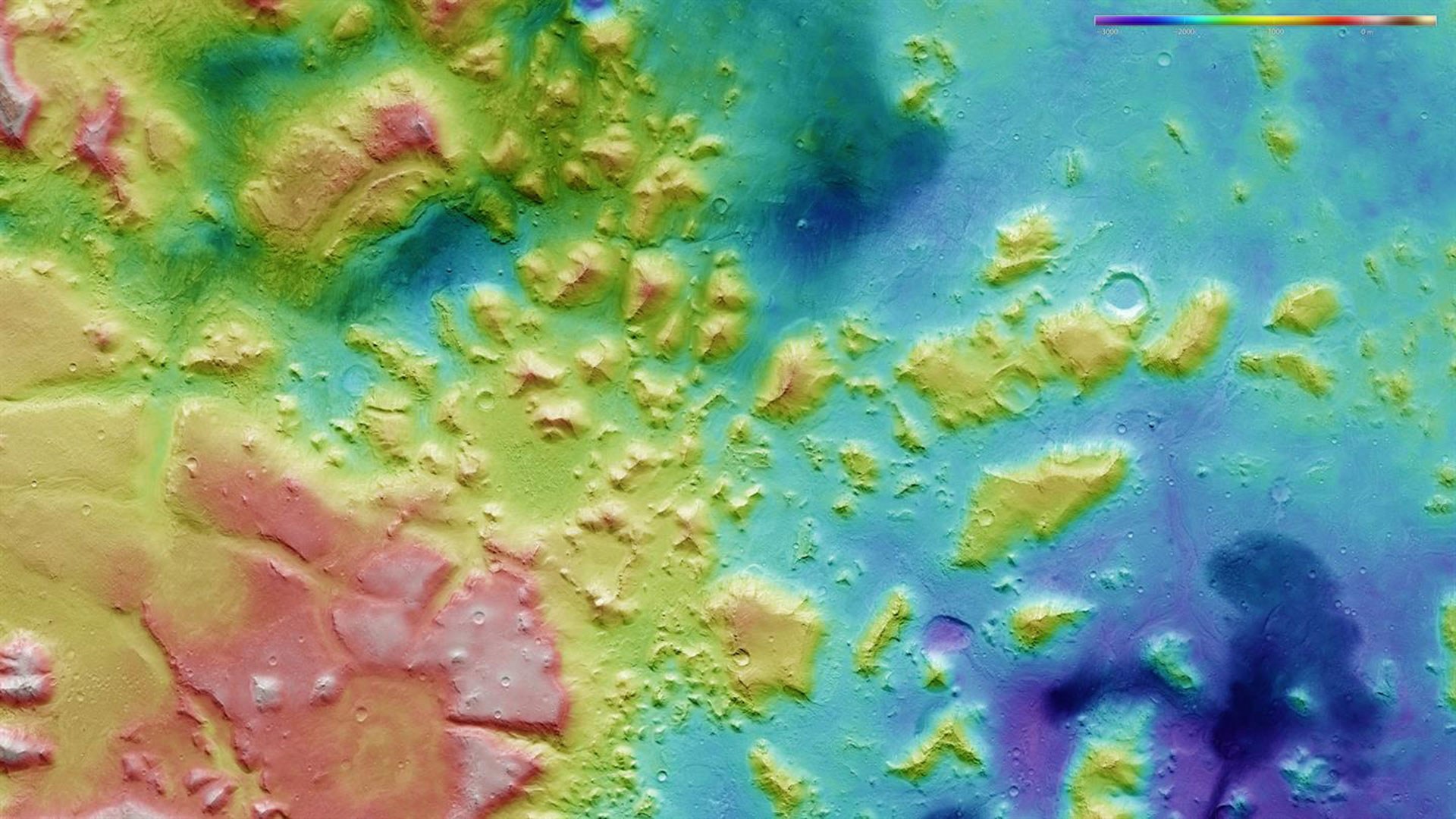 DLR– Bildkarte der Region nördlich der Nili Fossae