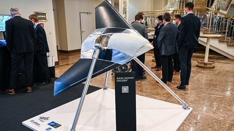 DLR – Nurflügler-Windkanalmodell MULDICON
