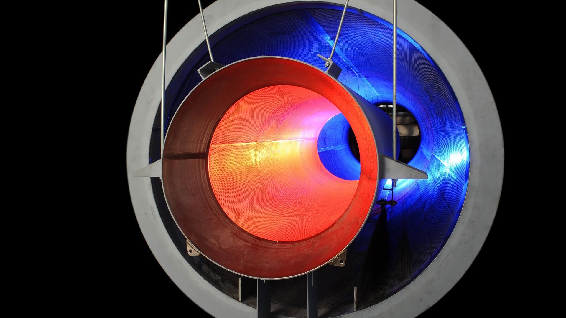 DLR - Hochdruckbrennkammerprüfstand 1 (Abgasschalldämpfer)