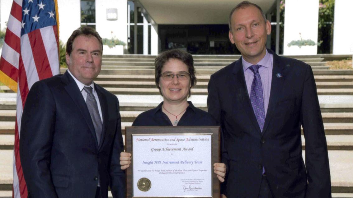 DLR – NASA-Award für das HP3-Team