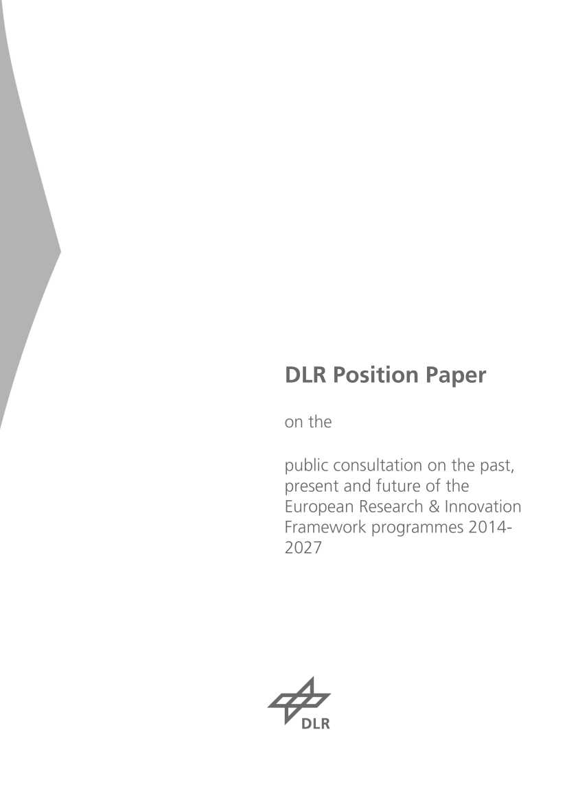 DLR Position Paper