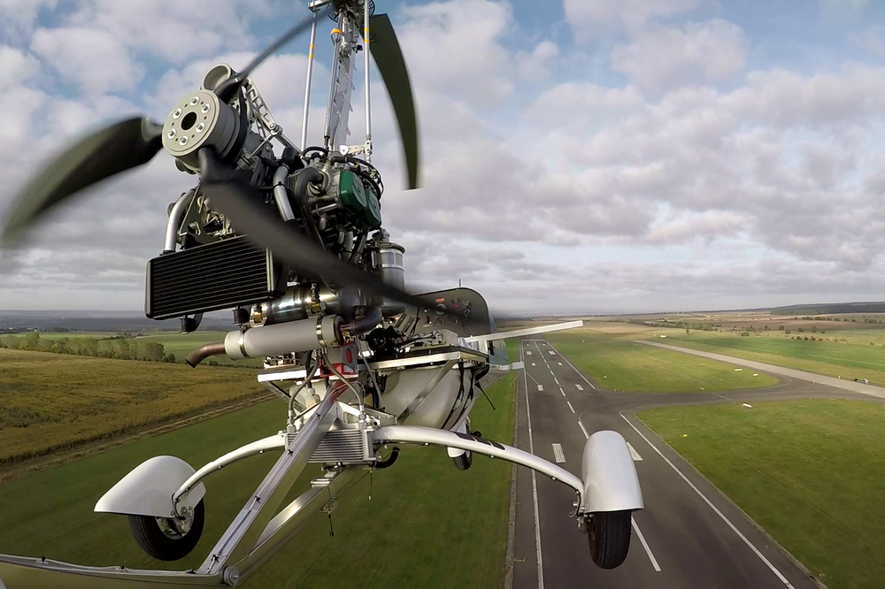 Überlandflug mit dem unbemannten Tragschrauber ALAADy-Demonstrator