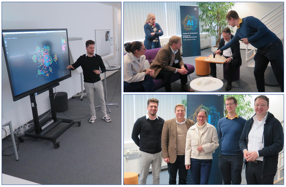 Collage LinkedIn Politikbesuch