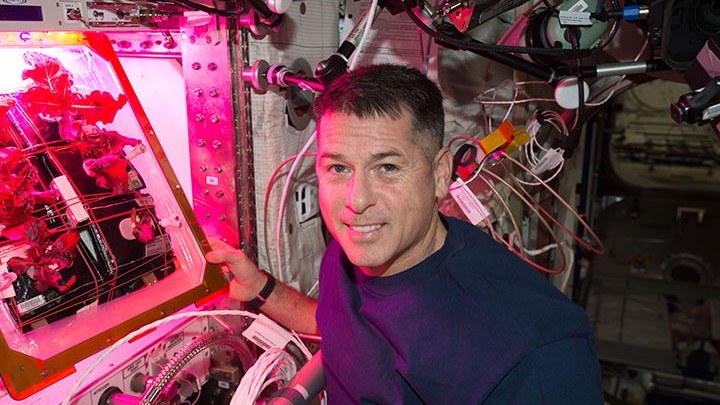 Der NASA-Astronaut Shane Kimbrough auf der ISS