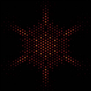 Diffraction of atomic matter waves through 2D membranes