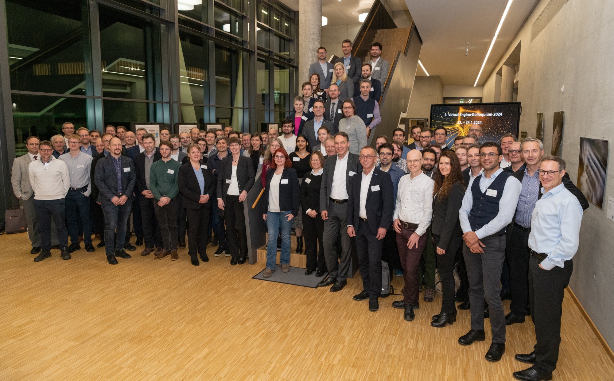 Gruppenfoto des Virtual-Engine-Kolloquiums 2024