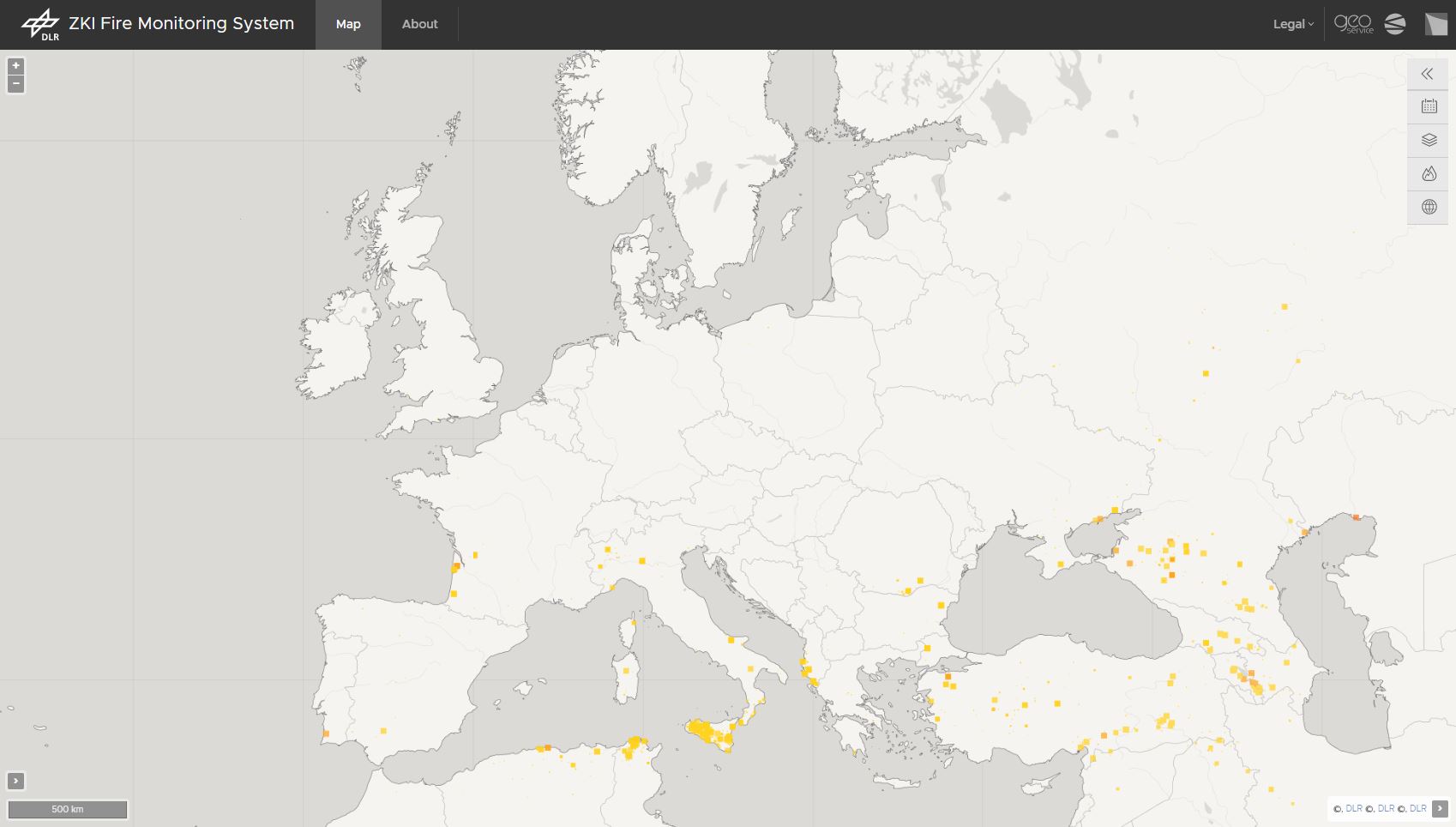 ZKI Waldbrand Monitoring System