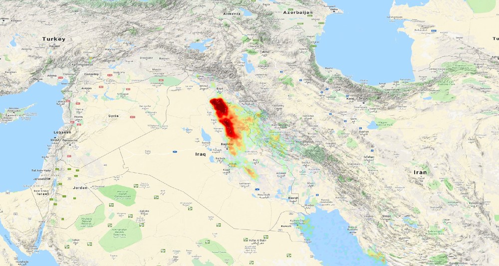 Explosion of a sulfur plant in Iraq – Sentinel-5P detects strong SO2 ...