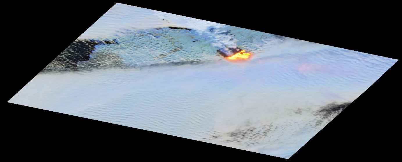 Active Volcano near Grindavík