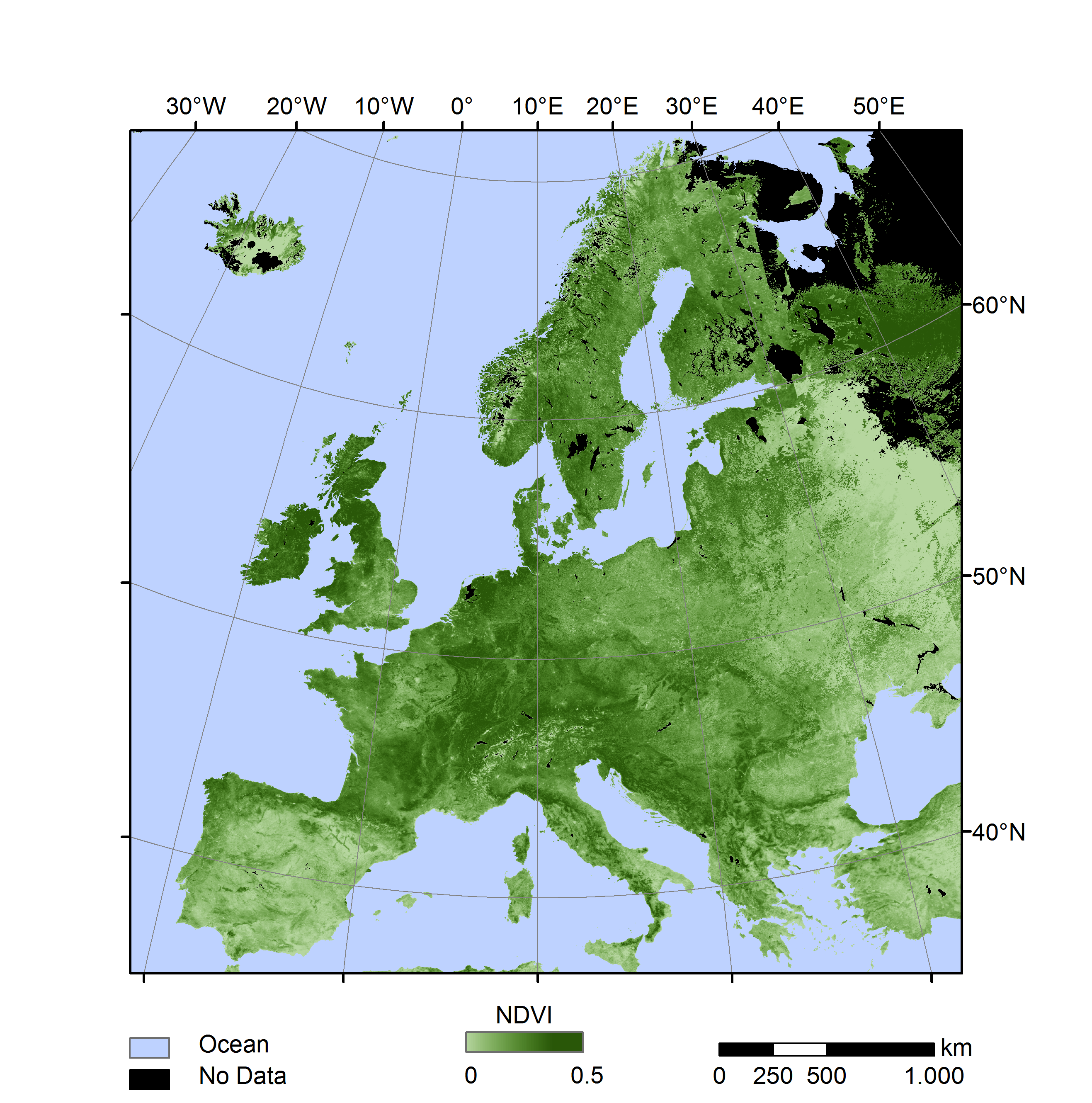 Normalized Difference Vegetation Index (NDVI)