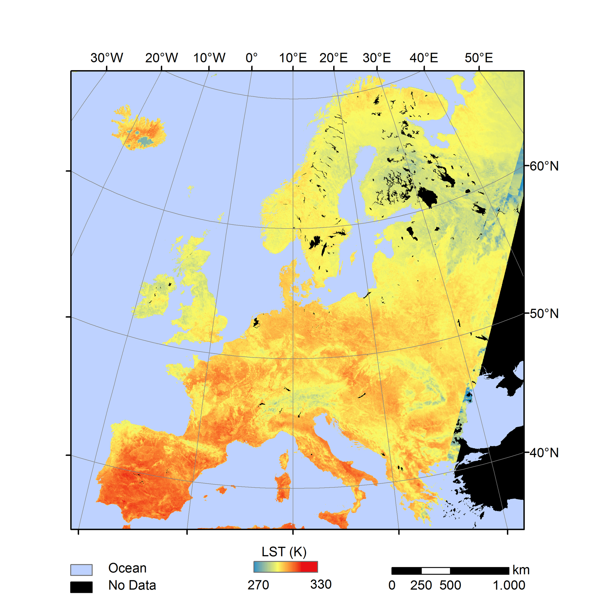 Land Surface Temperature (LST)
