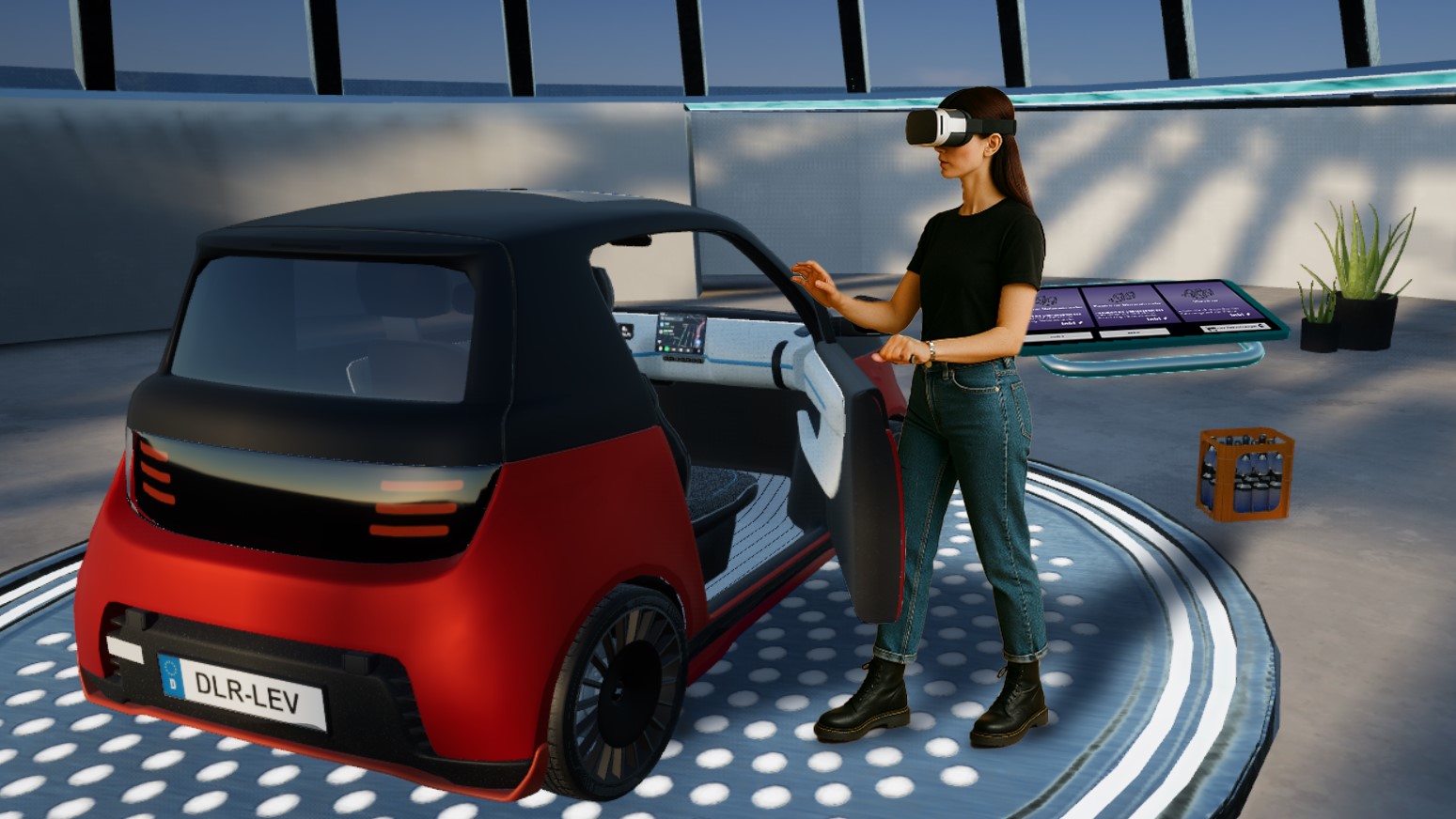 Mixed reality application