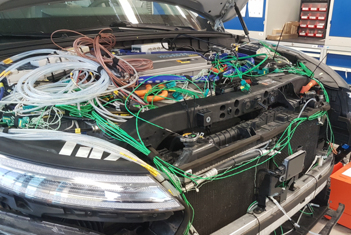 Equipment and conversion of test vehicles