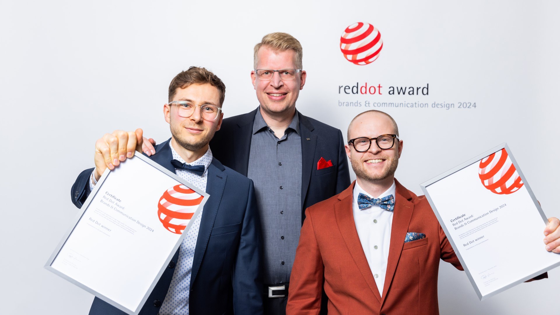 DLR team at the award ceremony