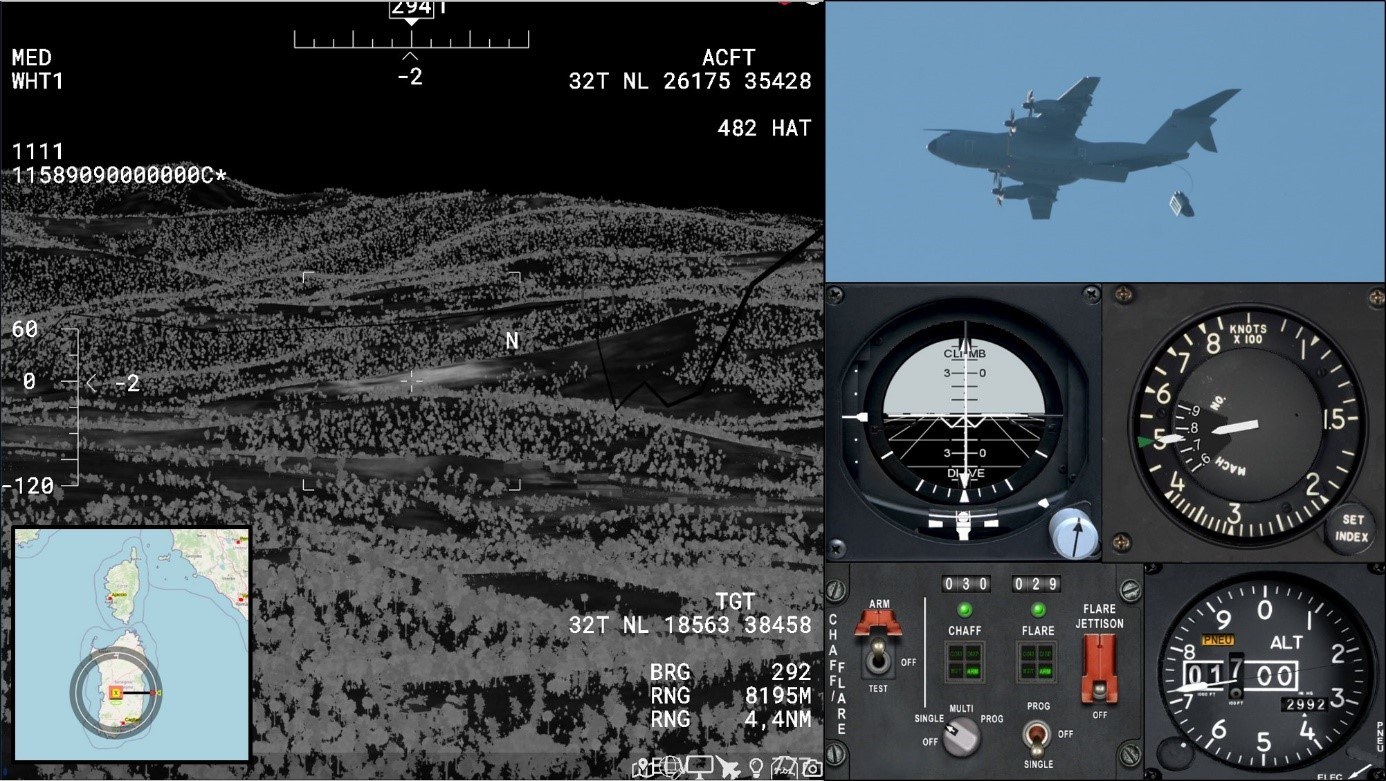 Mission simulation and flight measurement technology in aircraft technology