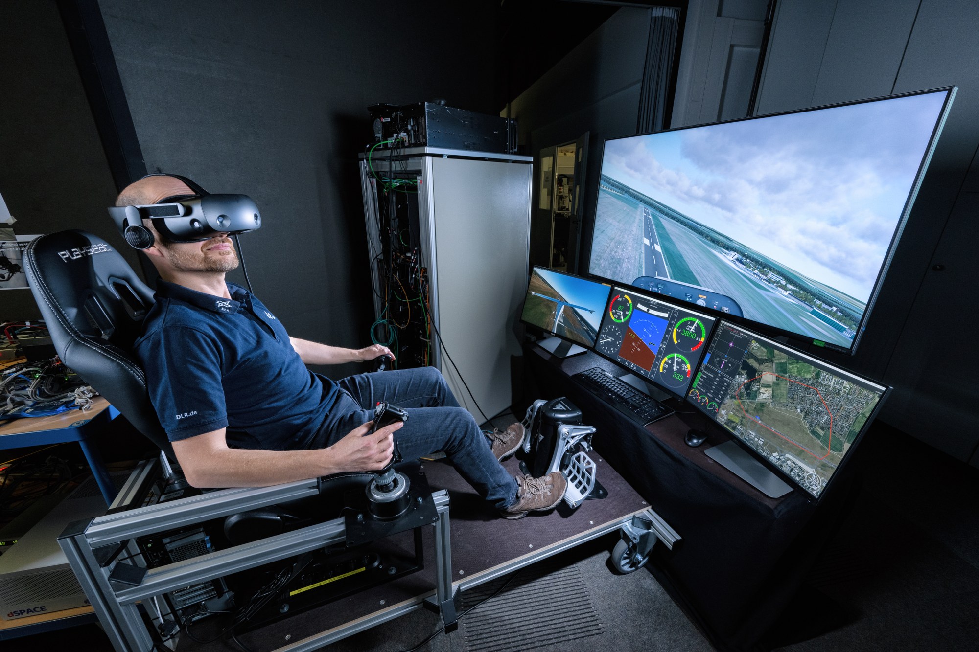 First-Person-View Station for drone pilot training