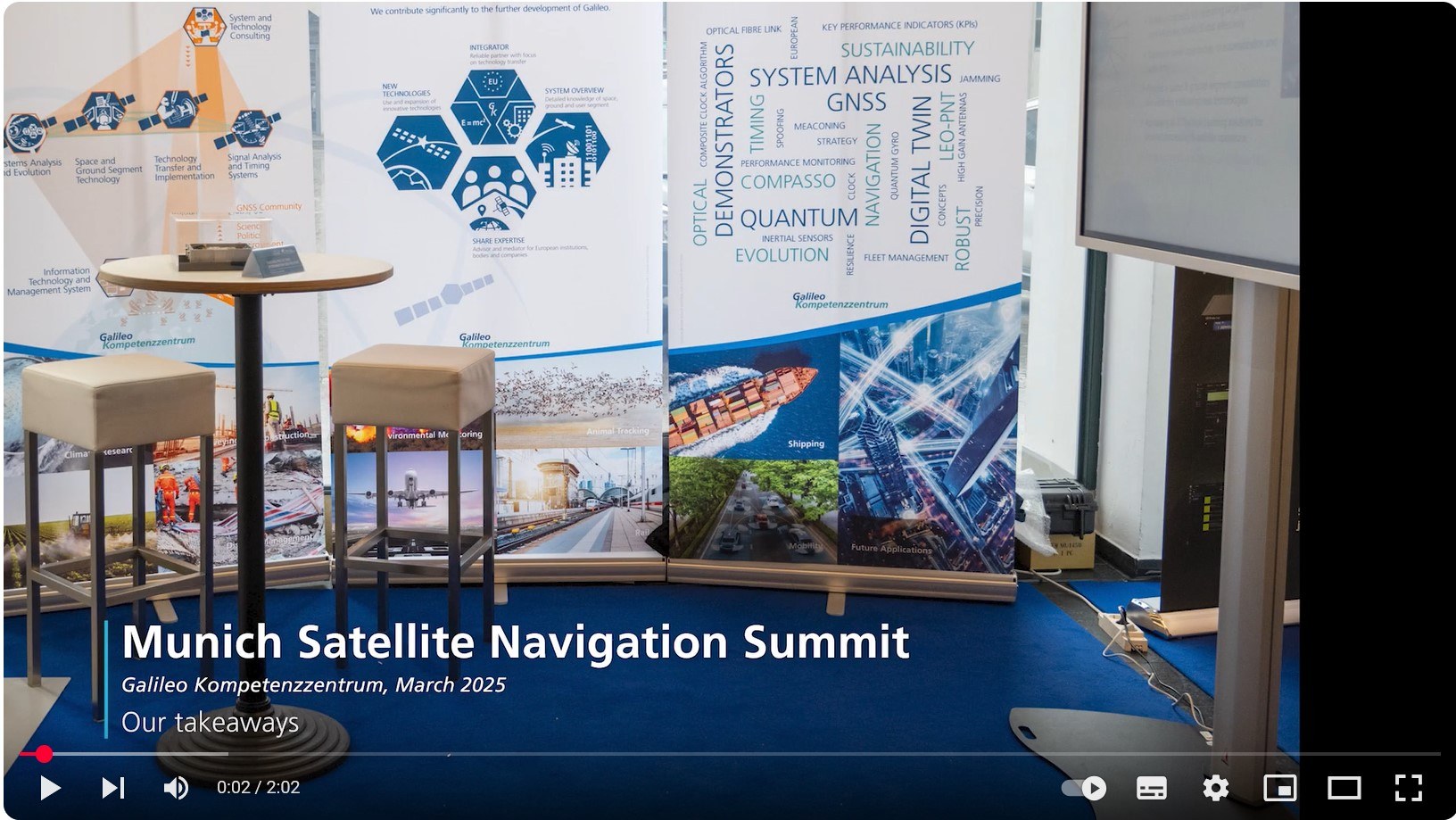 Munich Satellite Navigation Summit Video