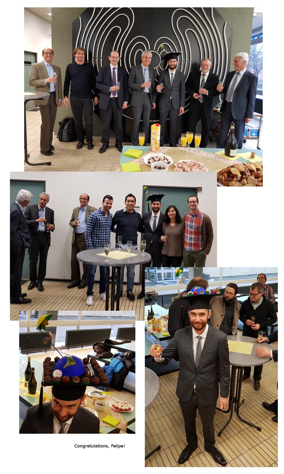 After his doctoral defense