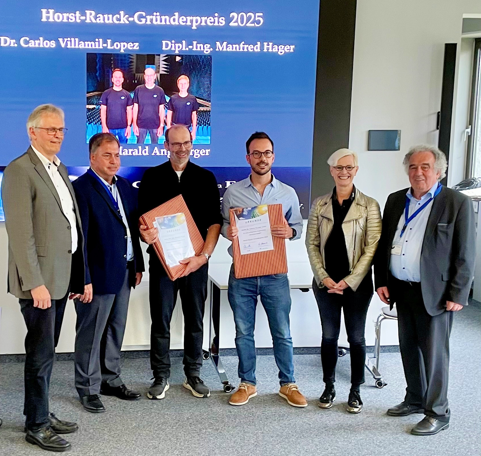 Horst Rauck Founder Prize – Harald Anglberger, Carlos Villamil and ...