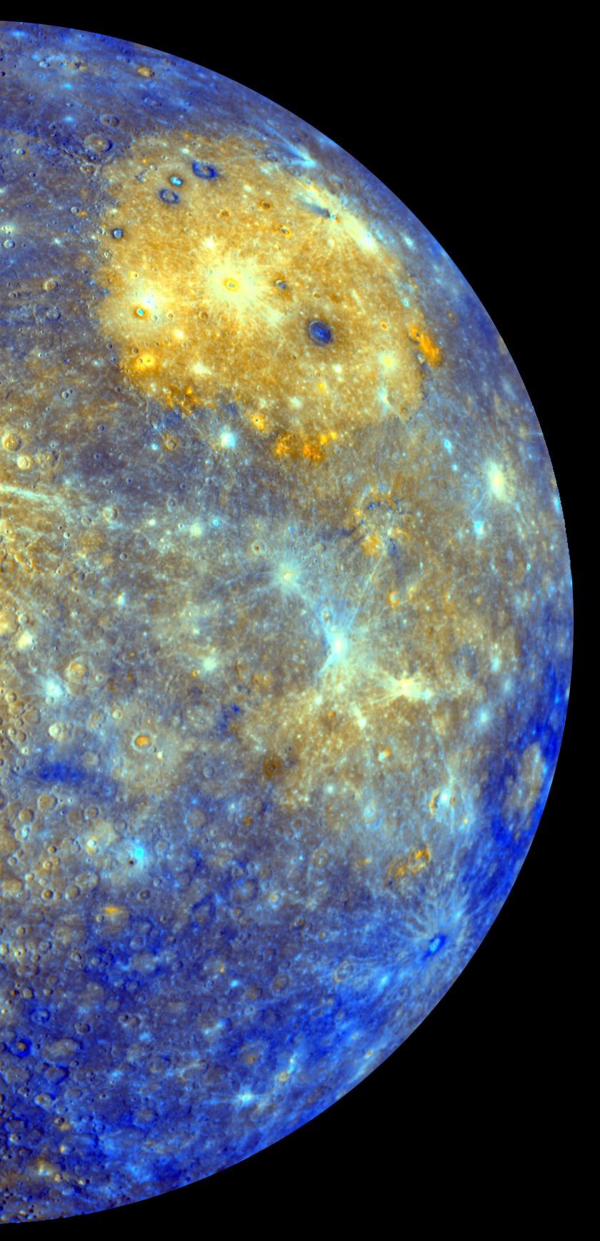 The surface of Mercury
