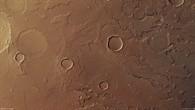 Mars Express: 'Wrinkle ridges' and grabens in Tempe Terra