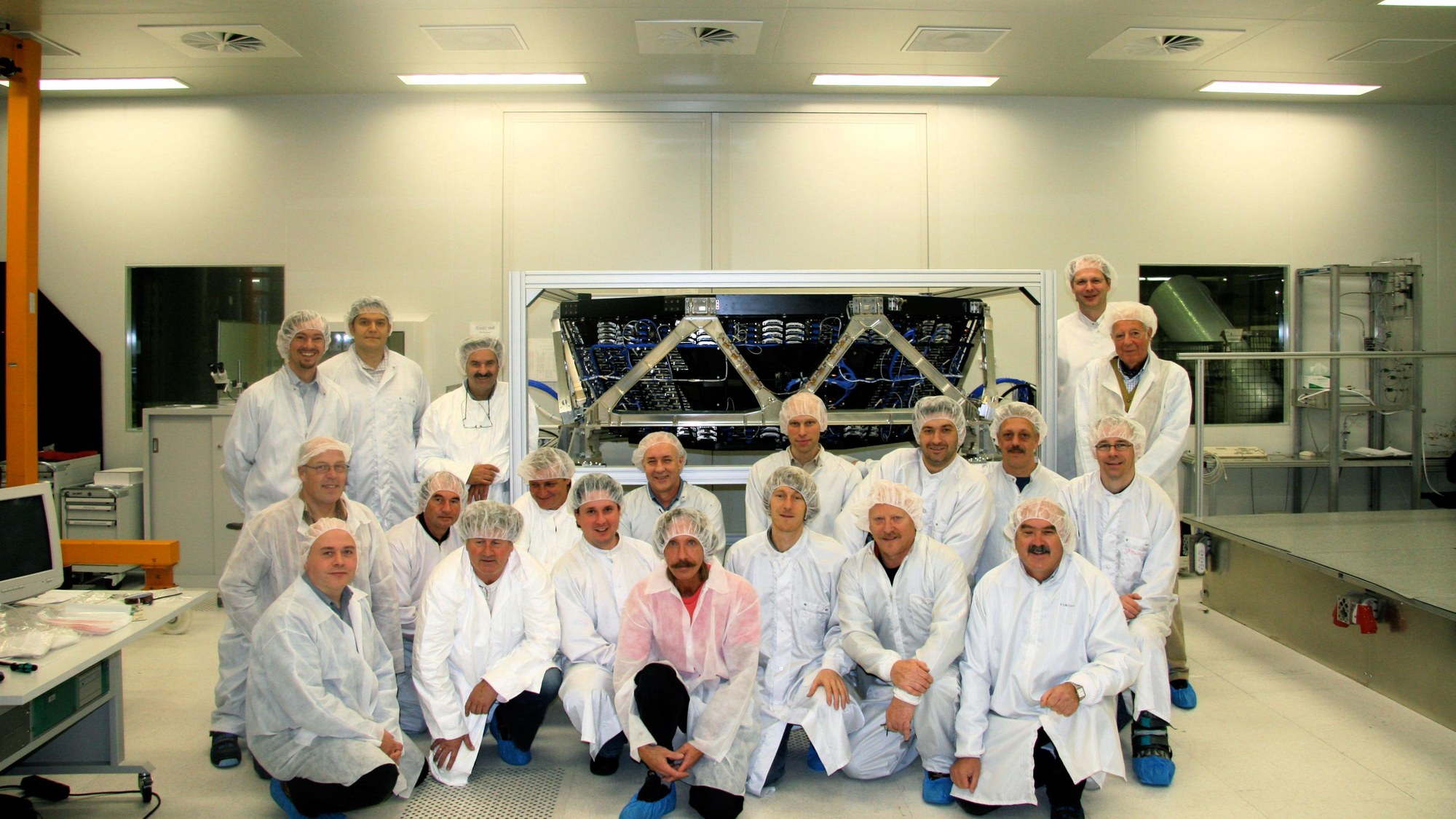 Part of the German AMS team