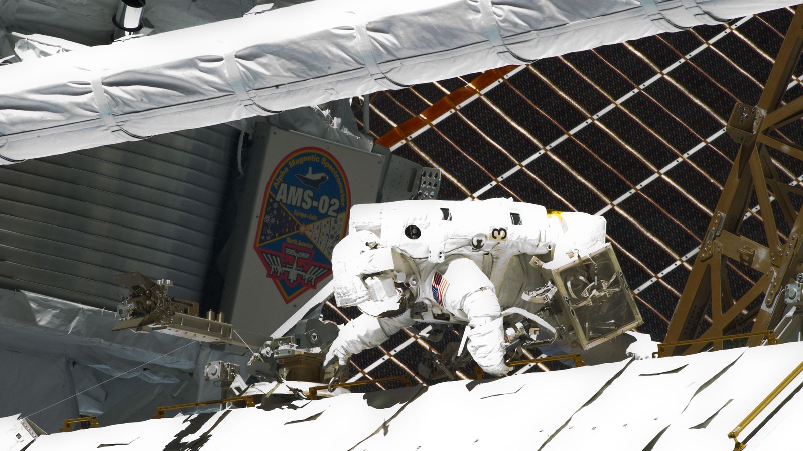 AMS - experiment on the outside of the International Space Station