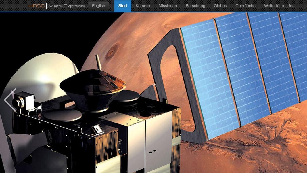 DLR Web special: 10 years HRSC camera on board Mars Express