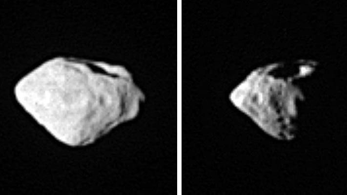 Rosetta's images of the asteroid Steins