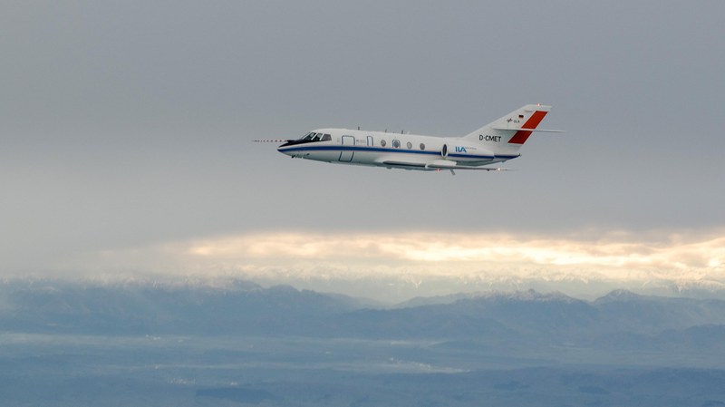 DLR Falcon over the South Island of New Zealand