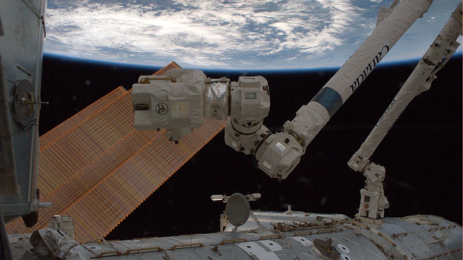 Robot arm on the International Space Station