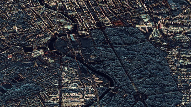 Radar view of Berlin