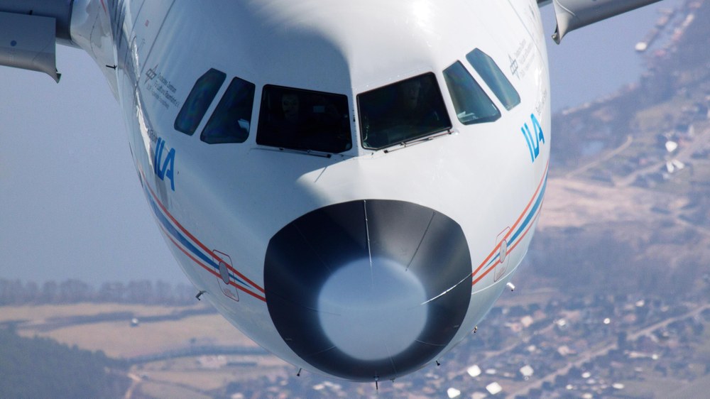 View of the ATRA cockpit in flight