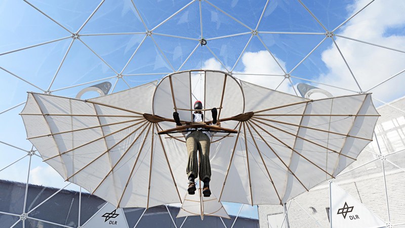 Lilienthal glider as a highlight at the ILA 2016