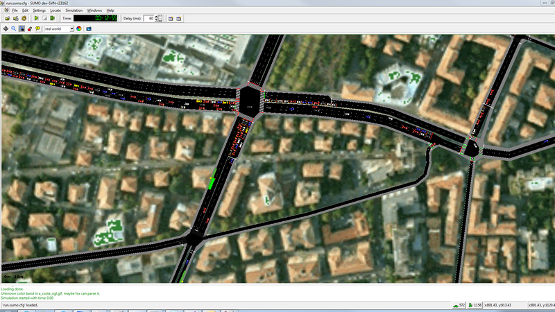 Applications of the SUMO simulation software