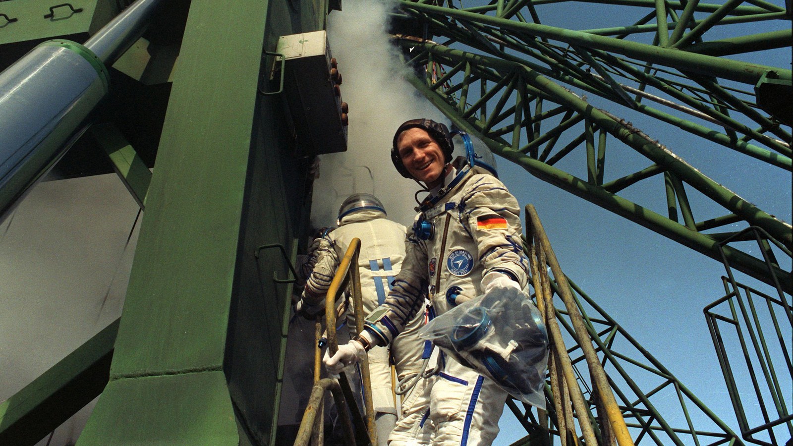 Klaus-Dietrich Flade ready for launch