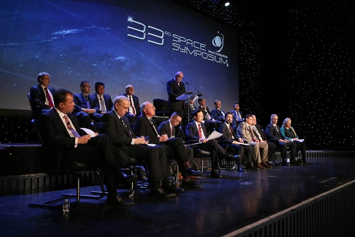 Directors of 15 different national space agencies meet