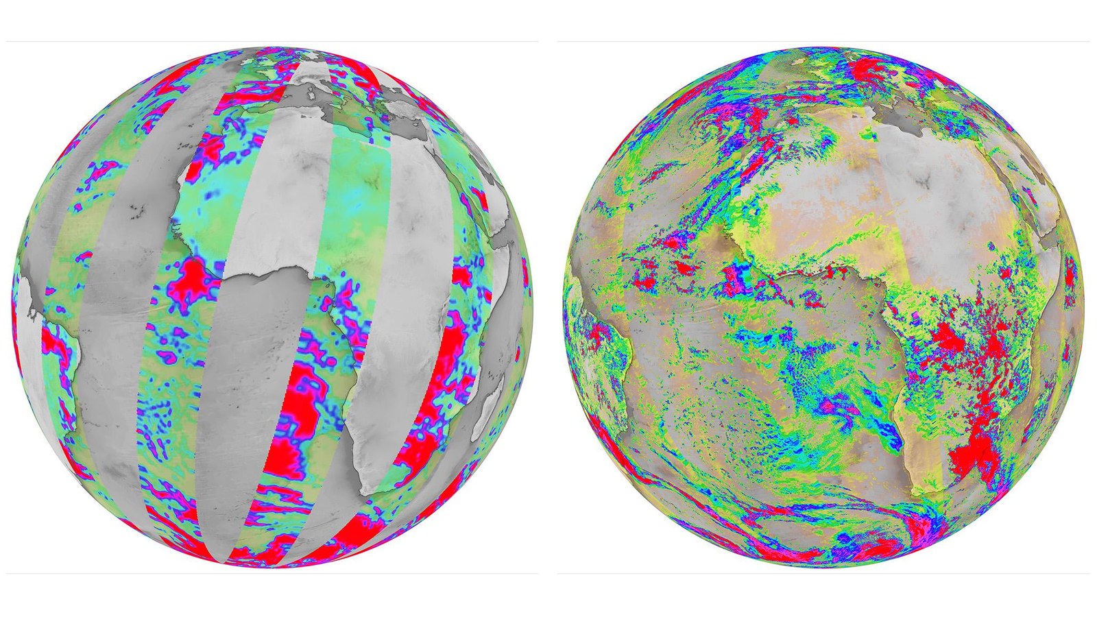 Cloud coverage: comparing data resolution