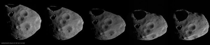 Improvement of the surface shape model of Phobos