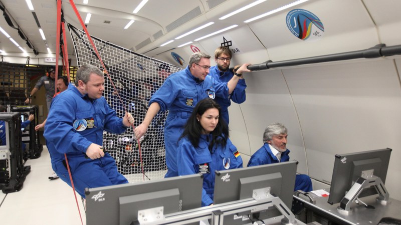 TEMPUS facility during parabolic flight