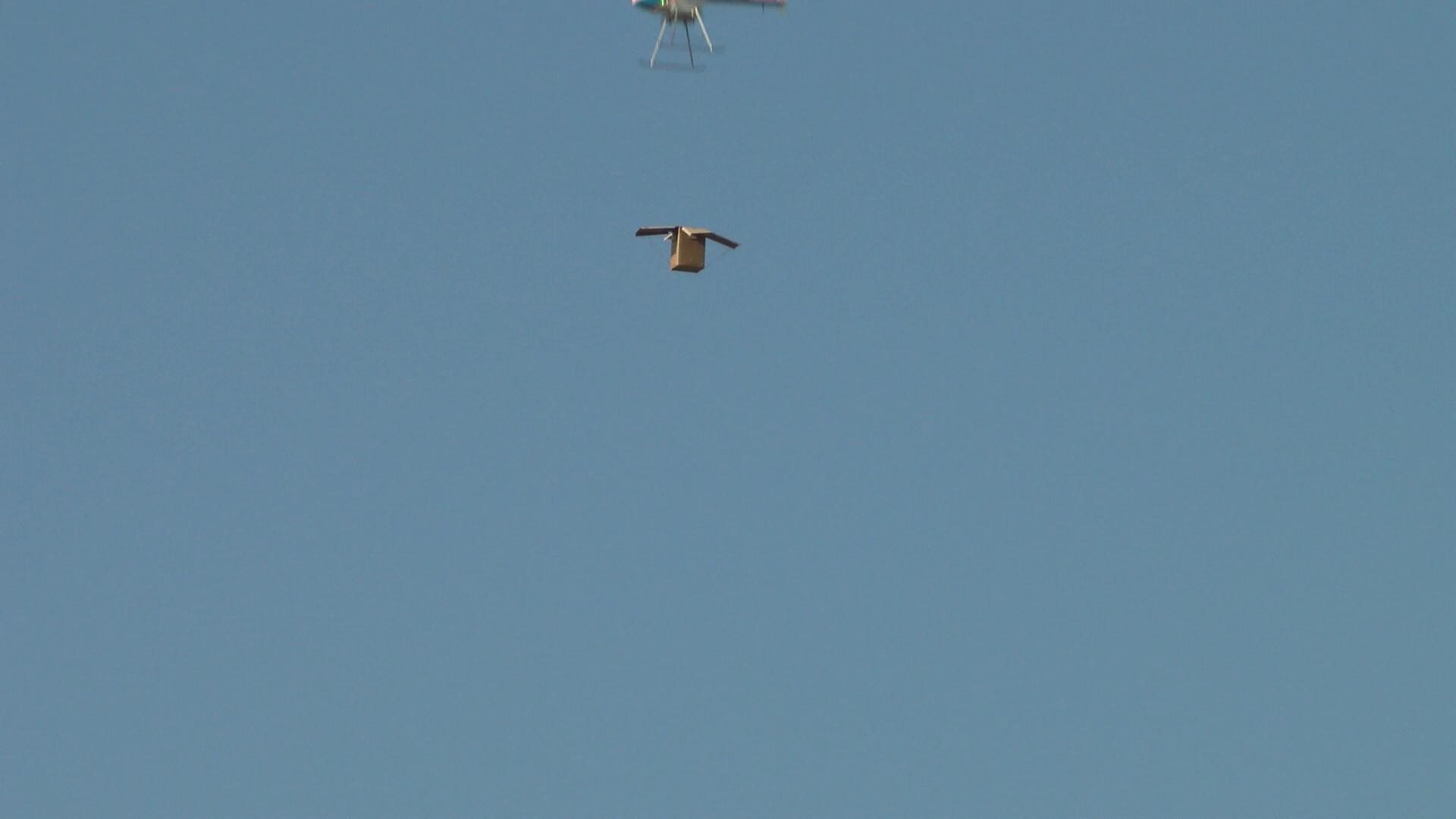 superARTIS during a payload drop